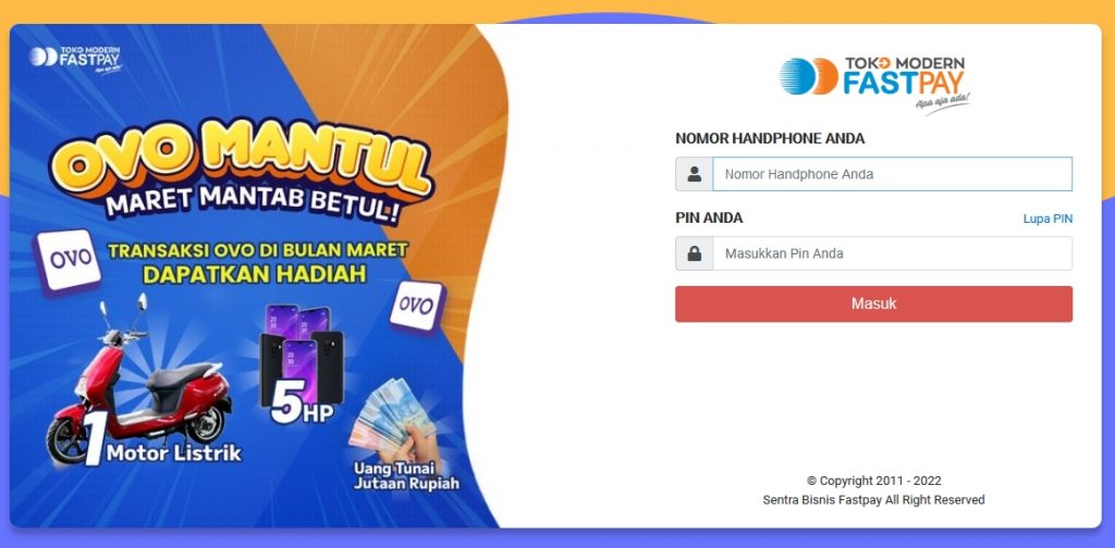 login aplikasi fastpay | Mitra Fastpay